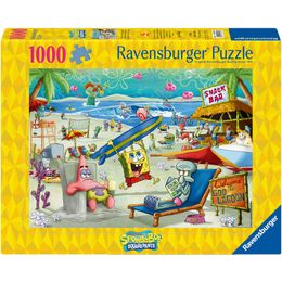Puzzle Ravensburger "SpongeBob Schwammkopf: Beach Fun at the Goo Lagoon", bunt, Puzzles, KinderB:70cm H:50cm, Pappe, Motiv, Made in Germany, B:70cm H:50cm