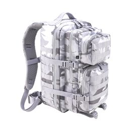 Rucksack Brandit "Brandit Accessoires US Cooper Backpack Large", Gr. onesize, grau (blizzard camo), Polyester, Rucks&auml;cke Rucksack