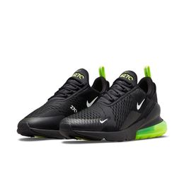 Sneaker Nike Sportswear "AIR MAX 270 ESS", Herren, Gr. 40, schwarz, wei&szlig;, volt, reflect silber, Synthetik, Textil, Schuhe Sneaker