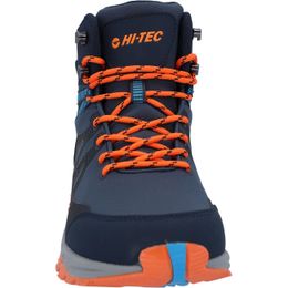 Wanderschuh Hi-Tec "Hi-Tec Stiefel Jackdaw Mid Wp", Damen, Gr. 39, Normalschaft, lt navy, marineblau, orange, saphirblau, Obermaterial: 56% Textil, 44% Synthetik Futter: 100% Textil Innensohle: 90% EVA/10% Textil Laufsohle: 100% Synthetik, Schuhe Wanderschuh