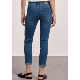 Slim-fit-Jeans Street One, Damen, Gr. 24, L&auml;nge 26, authentic dunkelblau wash, Jeans, 78% Baumwolle, 21% Polyester, 1% Elasthan, unifarben, 7/8-L&auml;nge, Jeans Slim-fit-Jeans, 5-Pocket-Style