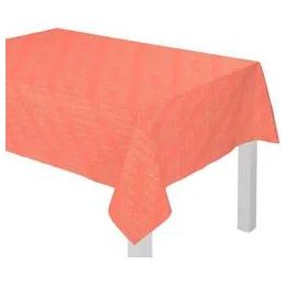 Tischdecke ADAM "Argentinian Criolla Light" Gr. 6, orange (karotte), B:130cm L:220cm, Bio-Baumwolle, Tischdecken, Tischdecke, aus 100% Bio-Baumwolle
