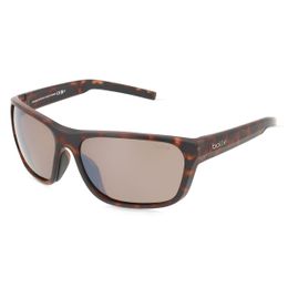 Boll&eacute; Boll&eacute; STRIX | Unisex-Sonnenbrille | Fassung: Vollrand, Quadratisch, Kunststoff, Braun Gemustert | Glasfarbe: Braun