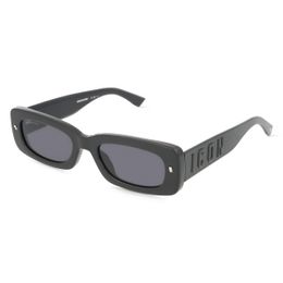 Dsquared2 207425 | Unisex-Sonnenbrille | Fassung: Vollrand, Eckig, Propionat, Schwarz | Glasfarbe: Grau