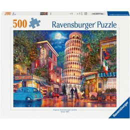 Puzzle Ravensburger "Abends in Pisa", bunt, Puzzles, KinderB:49cm H:36cm, Pappe, Made in Germany, B:49cm H:36cm