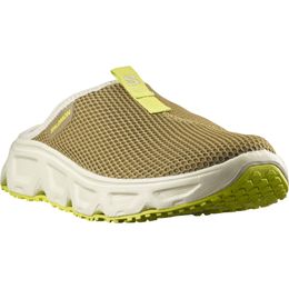 Outdoorsandale Salomon "REELAX SLIDE 6.0", Herren, Gr. 42,5, plantation, aspargus gr&uuml;n, acid lime, Textil, Schuhe Outdoorsandale