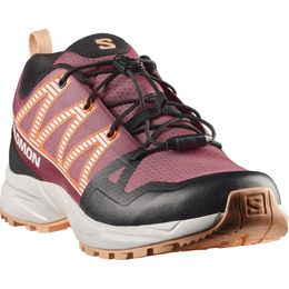 Wanderschuh Salomon "OUTSCAPE J", Kinder, Gr. 35, nocturne, wei&szlig;, almond cream, Synthetik, Textil, Schuhe Wanderschuh, f&uuml;r Kinder & Jugendliche