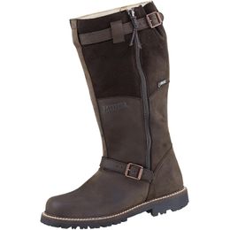 Sneaker Meindl "Kiruna GTX", Herren, Gr. 8,5, braun (mahagoni), Obermaterial: 100% Rindnubukleder CNU., Schuhe Sneaker