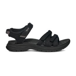 Sandale Teva "TIRRA SPORT WOMEN", Damen, Gr. 37, schwarz, schwarz, Synthetik, Textil, Schuhe Sandale, f&uuml;r jeden Tag, schnell trocknend, atmungsaktiv