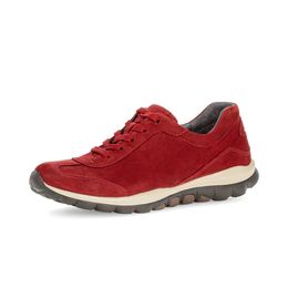 Sneaker Gabor "Sneaker low", Herren, Gr. 36, rot, Schuhe Sneaker