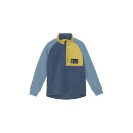 Troyer Color Kids "Troyer COFleece Jacket - Anorak", M&auml;dchen, Gr. 116, blau (vintage indigo), Obermaterial: 100% Polyester PES., Pullover Troyer