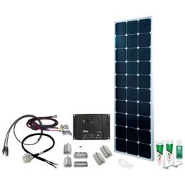 Solaranlage Phaesun "SPR Caravan Kit, Solar Peak SOL81 110 W", silber (silber, wei&szlig;), Solarmodule