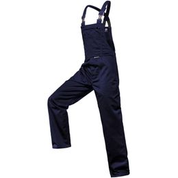 Latzhose SHIELD Protect "Protect Standard Latzhose", Gr. 46, EURO, blau (marineblau), Obermaterial: 65% Polyester PES. 35% Baumwolle CO., Hosen