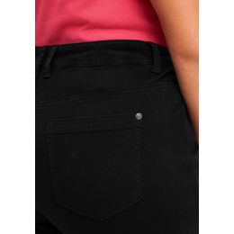 sheego Gro&szlig;e Gr&ouml;&szlig;en Stretch-Hose mit Shaping-Effekt, in Bootcut-Form, schwarz, Gr&ouml;&szlig;e 56 - Damen