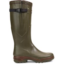 Gummistiefel Aigle "Parcours Vario 2", Damen, Gr. 39, kaki, Obermaterial: 100% Gummi rubber., Schuhe Gummistiefel