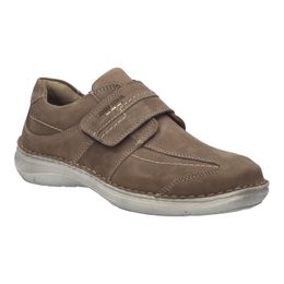 Klettschuh Josef Seibel "New Anvers 02", Herren, Gr. 42, brasil, Leder, Schuhe Klettschuh, Halbschuh, Freizeitschuh, Komfortschuh in Weite K (=extraweit)