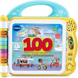 Kinderbuch Vtech "VtechBaby, Mein 100-W&ouml;rter-Buch Fahrzeuge & Fortbewegungsmittel", bunt, B&uuml;cher, KinderB:23,7cm H:23,3cm, mit Sound, B:23,7cm H:23,3cm