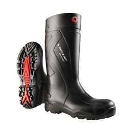 Sicherheitsstiefel Dunlop "Purofort+ full safety" Gr. 39, schwarz, 39, Obermaterial: 100% Textilmaterial TEXMAT., Schuhe