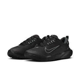 Trailrunningschuh Nike "JUNIPER TRAIL 2 GTX V2", Herren, Gr. 45, schwarz, cool grau, anthrazit, Synthetik, Textil, Schuhe, wasserdicht