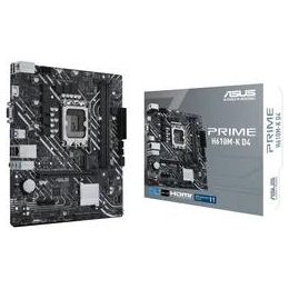 ASUS Mainboard "PRIME H610M-K D4", schwarz, B:20,3cm T:23,4cm, Mainboards