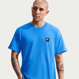 T-Shirt Nike Sportswear "U NSW TEE LSE AIR BOX", Damen, Gr. 4XL, lt photo blau, Obermaterial: 100% Baumwolle, normal, Rundhals, Shirts T-Shirt, sportlicher Look, Kurzarm, Rundhalsausschnitt, ohne Verschluss