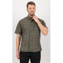 Outdoorhemd DEPROC Active "COPPER II NEW Men", Herren, Gr. L (52), Normalgr&ouml;&szlig;en, khaki, anthra, 100% Polyester, Hemden, auch in Gro&szlig;en Gr&ouml;&szlig;en erh&auml;ltlich