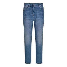 Regular-fit-Jeans GOLDNER "Baumwoll-Stretch Mom Jeans SARA", Damen, Gr. 40, N-Gr, hellblau, Obermaterial: 98% Baumwolle CO. 2% Elasthan EL., Basic, gerade, Jeans, stretchbequeme Qu&auml;lit&auml;t