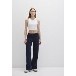 Weite Jeans Mavi "SHANTI", Damen, Gr. 28, L&auml;nge 32, ink move str, 58% Baumwolle, 32% Polyester, 10% Elasthan, weit normal, Jeans, Wide Leg Pants