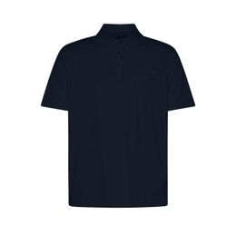 Poloshirt Bugatti, Herren, Gr. M, 390, marine, 50% Baumwolle, 50% Polyester, unifarben, normal, ohne Ausschnitt, Shirts, Modern Fit aus einem Baumwollmix