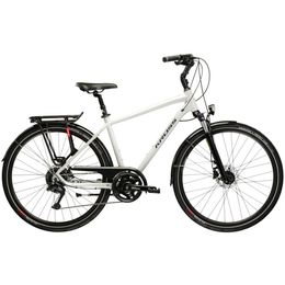 Trekkingrad KROSS "KROSS Herren-Trekkingrad 28" Trans 5.0 Grau 18 G&auml;nge 2026" Gr. 58, grau, schwarz, Fahrr&auml;der, Herren, 58cm, 28 Zoll (71,12cm) hinten: 28 Zoll (71,12cm)