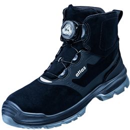 Sicherheitsstiefel Atlas SCHUHE "Flash 6905 XP Boa" Gr. 39, schwarz (schwarz, grau), 39, Obermaterial: 100% Textilmaterial TEXMAT., Schuhe