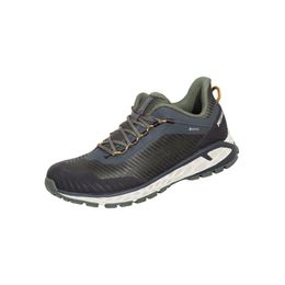 Wanderschuh Meindl "Power Walker 46057", Damen, Gr. 10.5, gr&uuml;n (oliv, orange), Obermaterial: 100% Textilmaterial TEXMAT., Schuhe Wanderschuh