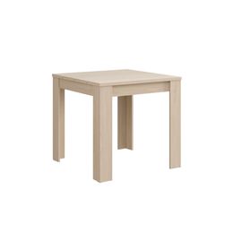 Esstisch Home Affaire "Spoleto, Esstisch, K&uuml;chentisch, Speisetisch, Familientisch", harbour oak hell, harbour oak hell, harbour oak hell, B:80cm H:75,6cm T:80,2cm, Tische, Esstisch, Charakterstarke 4-Lamellen-Platte, 4 Farben, 2 Gr&ouml;&szlig;en &ndash; top modern
