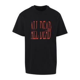 T-Shirt "Upscale by Mister Tee All Dead Heavy Oversize Tee", Damen, Gr. XXL, schwarz, 100% Baumwolle, UPSCALE BY MISTER TEE, bedruckt, oversize, Rundhals, Shirts T-Shirt