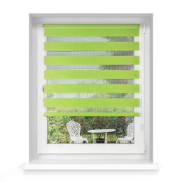 Duo Rollo Klemmfix Gr&uuml;n, 50x150 cm Polyester | VICTORIA M Doppelrollos