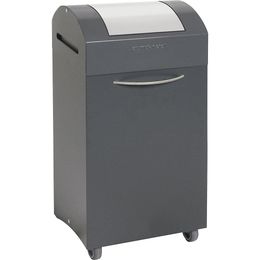 Wertstoffsammler, flammverl&ouml;schend, BxT 380 x 320 mm, Volumen 60 l, Einwurf lichtgrau kaiserkraft