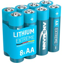 Ansmann Batterie AA Lithium 8 St&uuml;ck