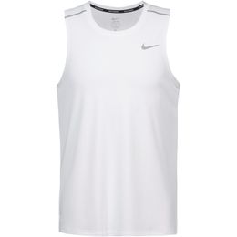 Nike Miler Funktionstank Herren - Gr&ouml;&szlig;e S - wei&szlig;