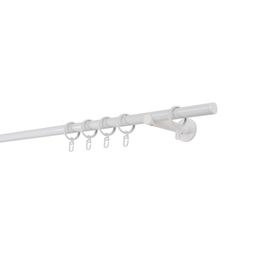 ONDECO 20mm,1-l&auml;ufig,Rohr,Wandtr&auml;ger 12cm,Endst&uuml;ck match Farbe: Wei&szlig;, Gr&ouml;&szlig;e: 220cm