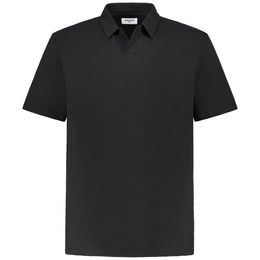 Jack & Jones Herren Gro&szlig;e Gr&ouml;&szlig;en | Jack&Jones Strick-Poloshirt Farbe schwarz Gr&ouml;&szlig;e: 6XL