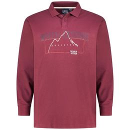 Herren Gro&szlig;e Gr&ouml;&szlig;en | North Poloshirt mit Elasthan Farbe dunkelrot Gr&ouml;&szlig;e: 5XL