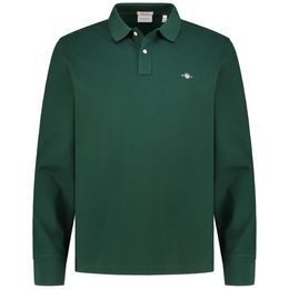 Gro&szlig;e Gr&ouml;&szlig;en Gant Poloshirt aus Baumwolle Farbe dunkelgr&uuml;n Gr&ouml;&szlig;e: 5XL