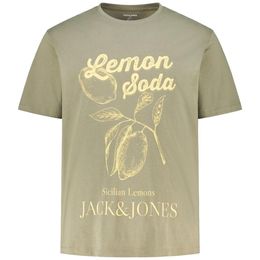 Jack & Jones Gro&szlig;e Gr&ouml;&szlig;en Jack&Jones T-Shirt mit Motiv-Print Farbe wei&szlig; Gr&ouml;&szlig;e: 8XL