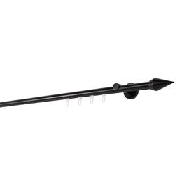 ONDECO 20mm,1-l&auml;ufig,Profil,Wandtr&auml;ger 6,5cm,Endst&uuml;ck point Farbe: Schwarz, Gr&ouml;&szlig;e: 250cm