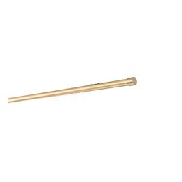 ONDECO 20mm,1-l&auml;ufig,Profil,Wandtr&auml;ger mini,Endst&uuml;ck cap Farbe: Messing-Matt, Gr&ouml;&szlig;e: 240cm
