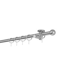 ONDECO 20mm,1-l&auml;ufig,Rohr,Deckentr&auml;ger urban,Endst&uuml;ck ball Farbe: Edelstahl-Optik, Gr&ouml;&szlig;e: 340cm