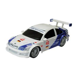 Cartronic Fahrzeuge Rennbahn M1:24 124 BMW M3 Farbe Wei&szlig;-Blau