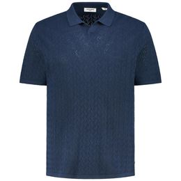 Jack & Jones Herren Gro&szlig;e Gr&ouml;&szlig;en | Jack&Jones Strick-Poloshirt Farbe marine Gr&ouml;&szlig;e: 8XL