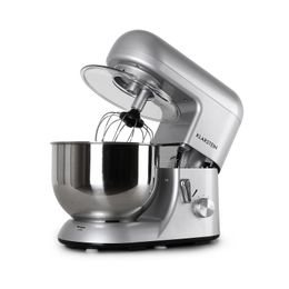 Klarstein Bella K&uuml;chenmaschine 1800 W / 2,7 PS 5 Ltr Edelstahl BPA-frei Silber