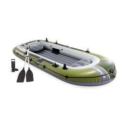 Intex 66334NP Seahawk 4 Schlauchboot Set mit Paddel und Pumpe Paddelboot Boot